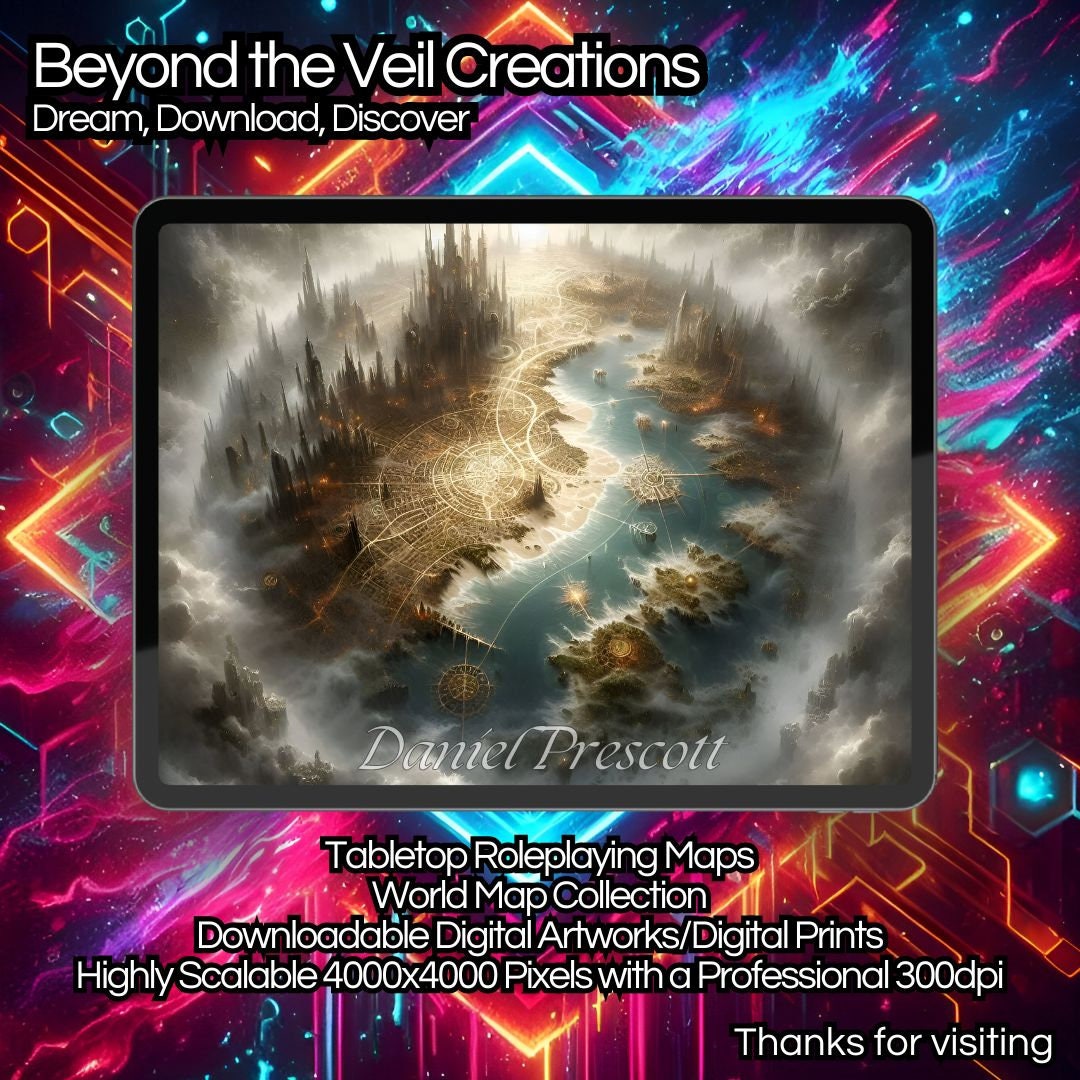 Downloadable World Maps Collection High-quality 4000x4000 Pixels 300dpi Visual Aids for Dms/gms ...