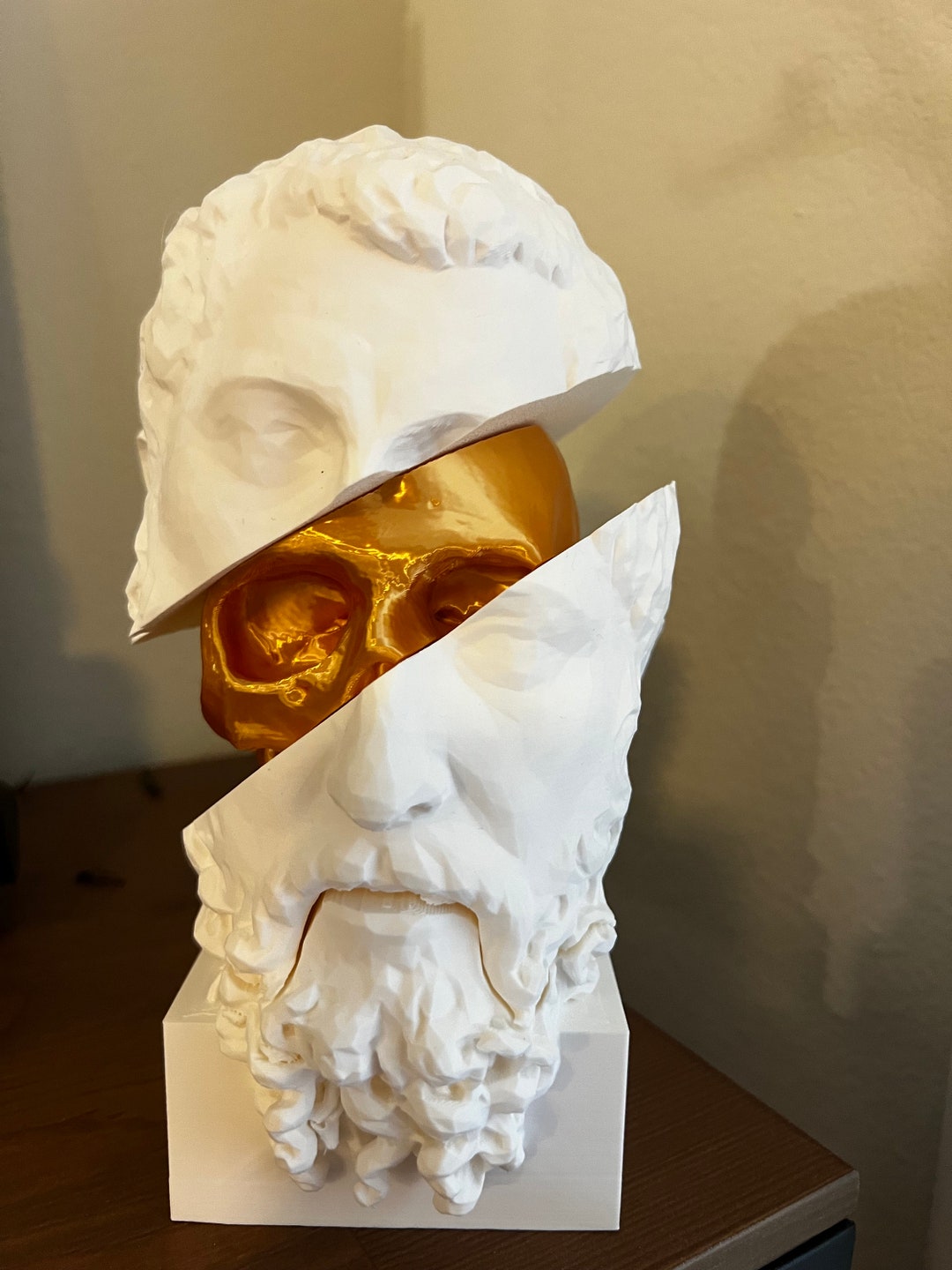 Insight Unveiled: Abstract Sculpture of Socrates - Etsy