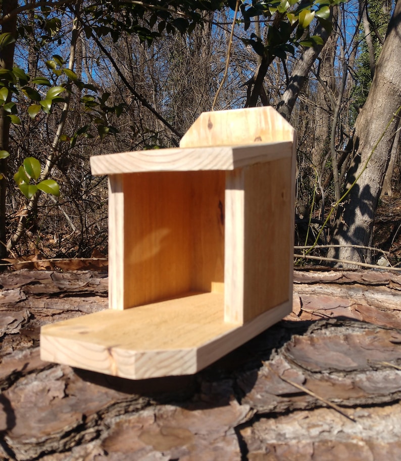 Cedar Bird Nesting Platform Shelter Dove Nesting Box Birdhouse - Etsy