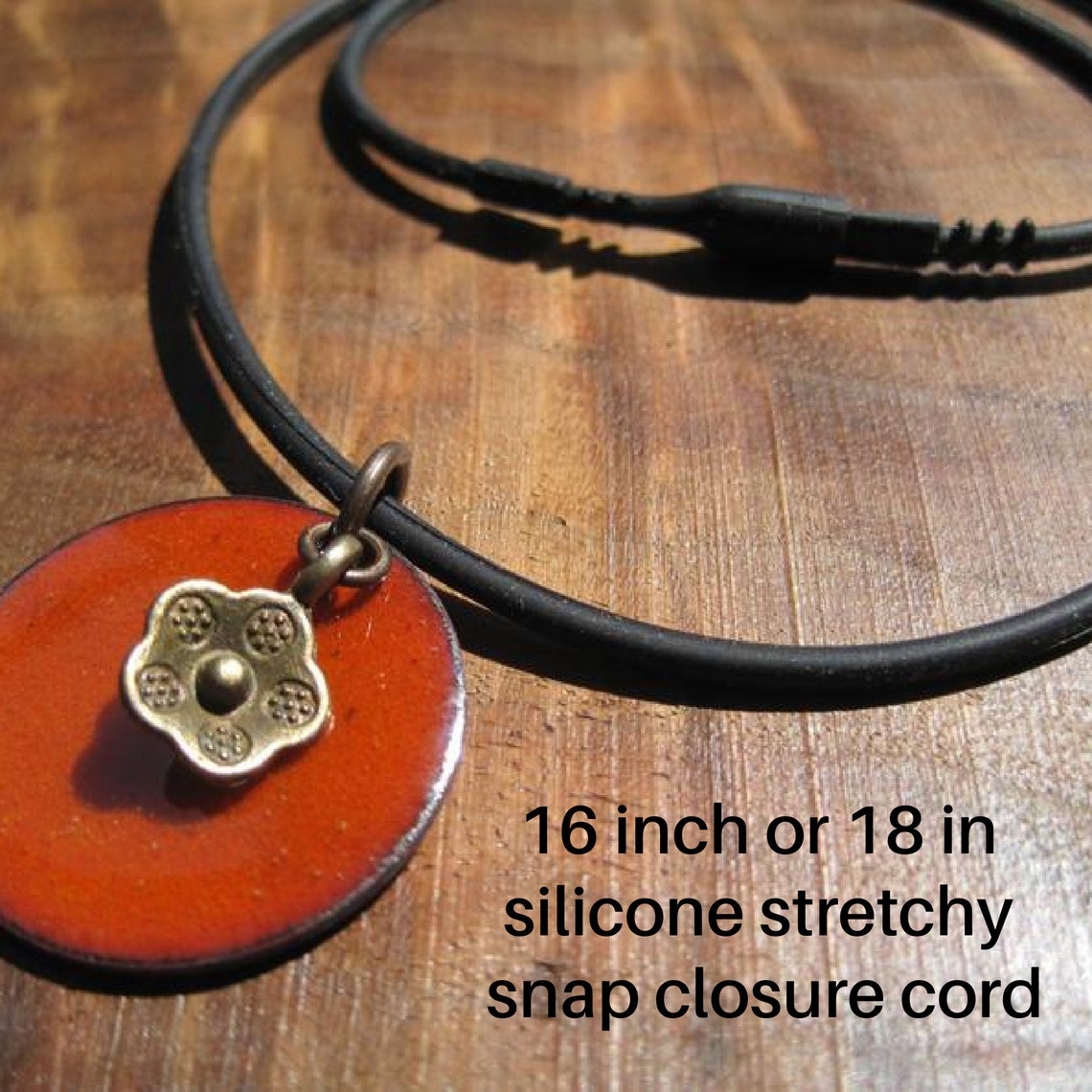 Bird Necklace, Persimmon Bird Jewelry, Orange Enamel Jewelry, Bird ...