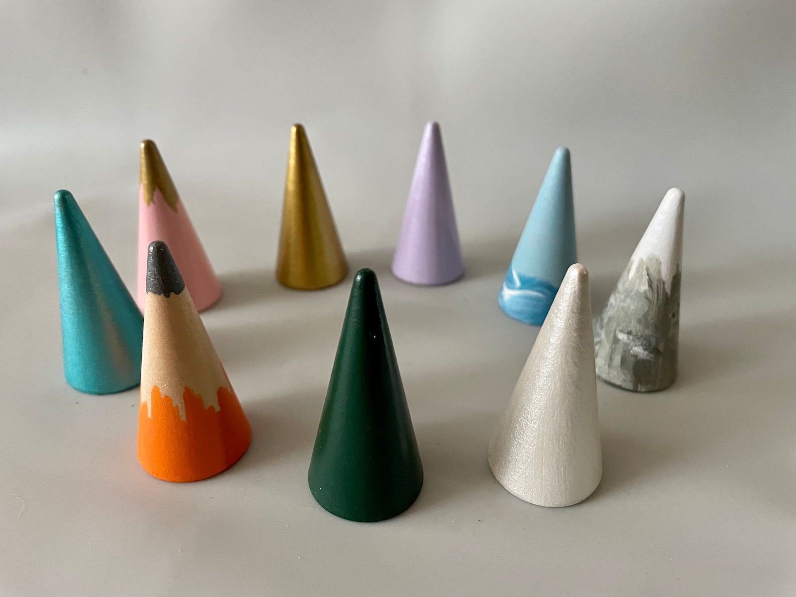 Ring Holder Cone * Jewelry Keeper Organizer * Hand Painted * Gift - Etsy