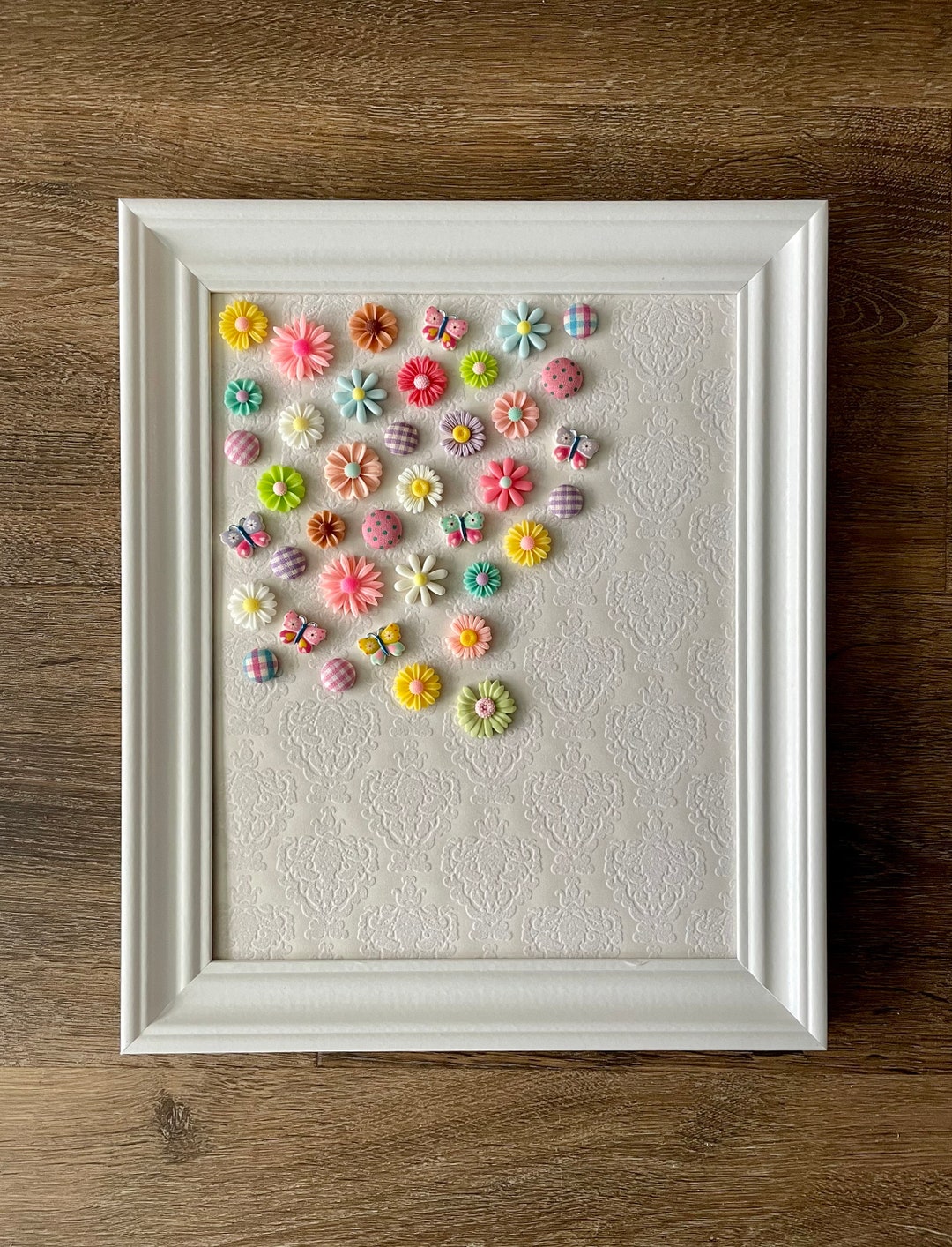 Blossoms and Butterfly Push Pins Decorative Thumbtacks - Etsy