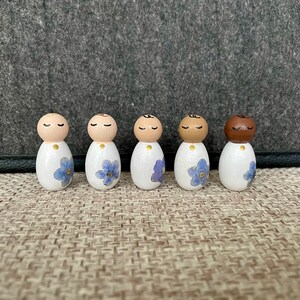 Sleeping Baby Peg Doll * Forget Me Not * Loss Memento Keepsake for ...