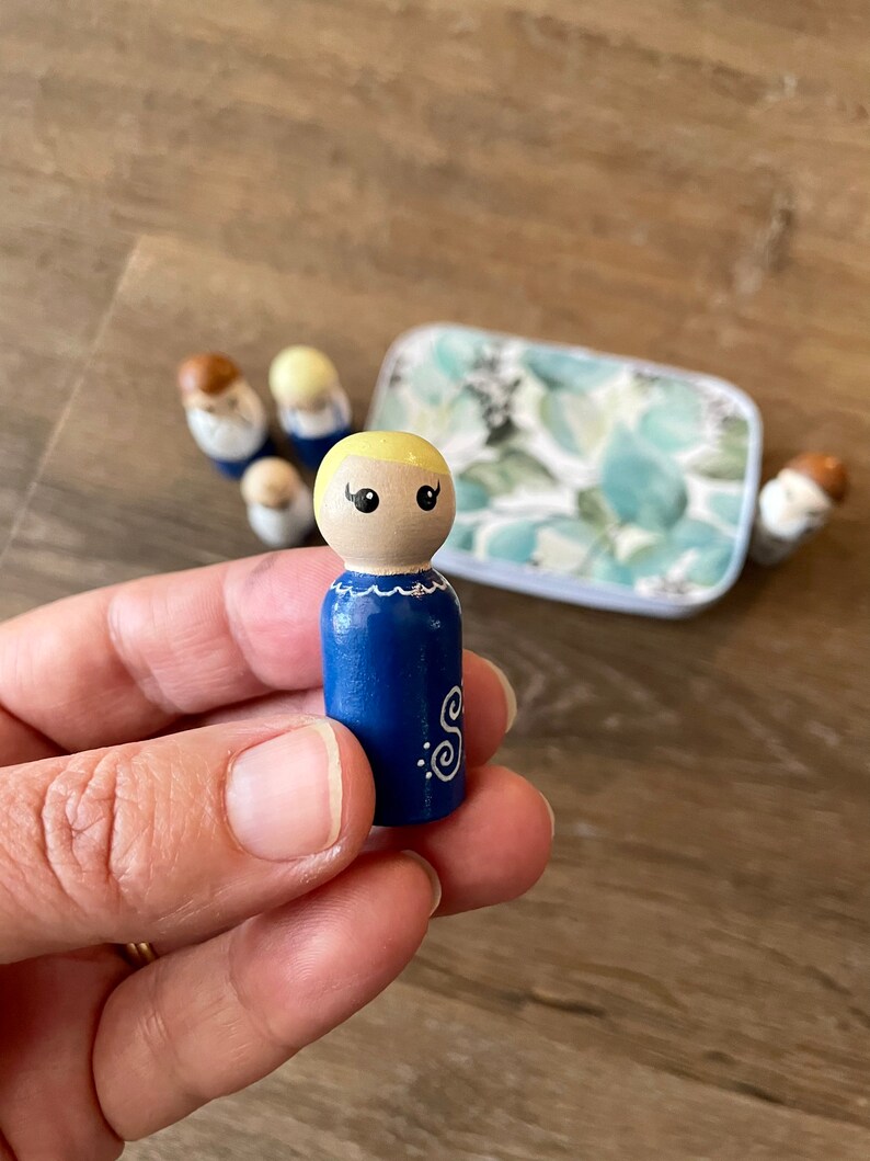 Sweet Family Peg People Dolls House Pretend Play Set in Themed - Etsy