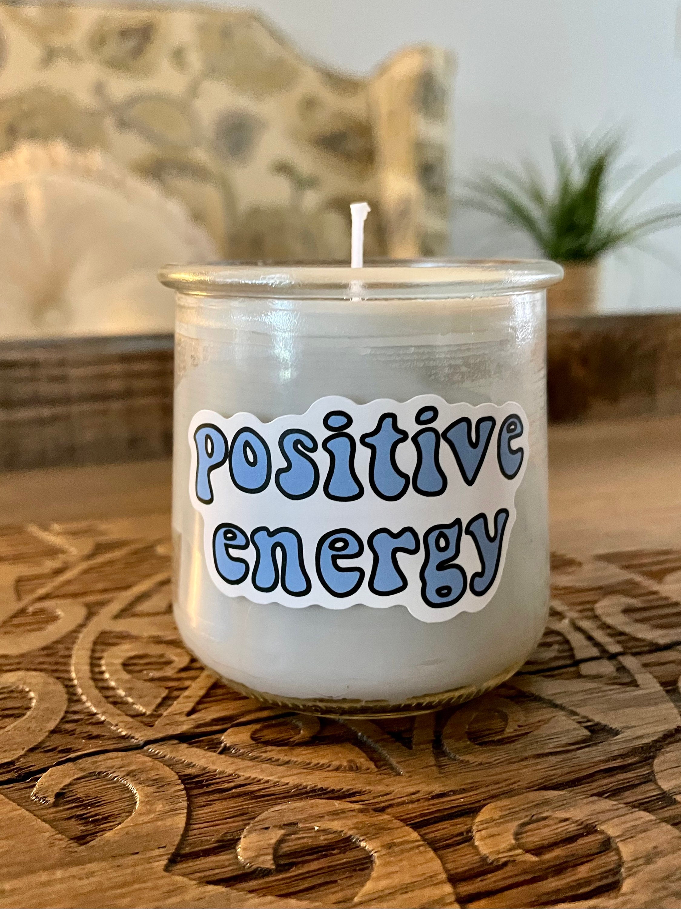 Positive Energy Fresh Scent Jar Candle Eco Friendly Soy | Etsy