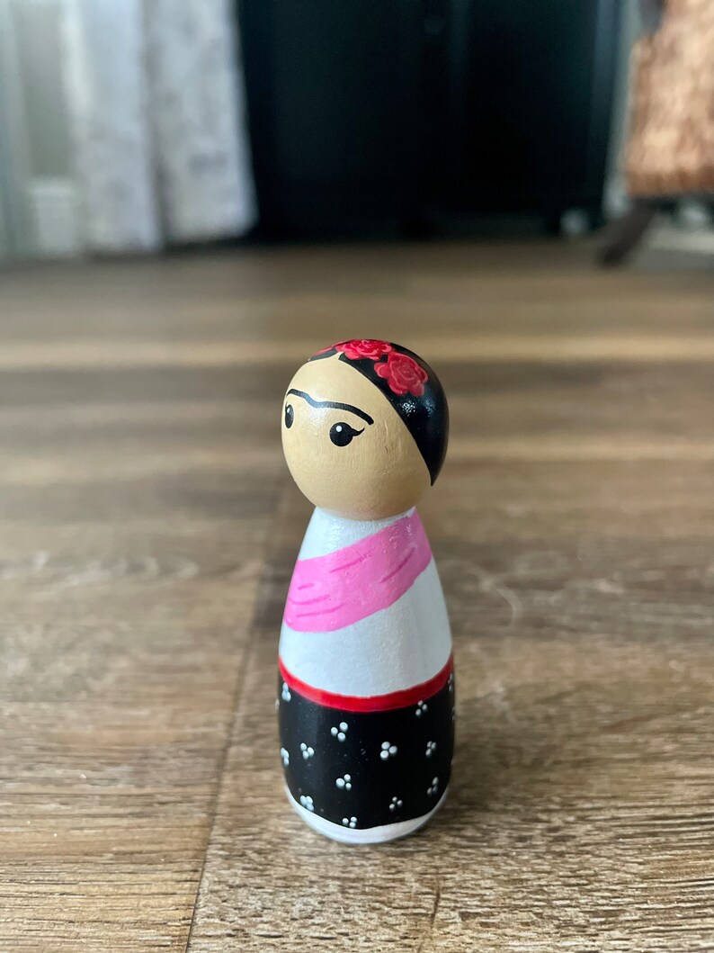 Iconic Artists Peg Dolls | Kahlo Pollock Warhol Kusama Dali | Art ...