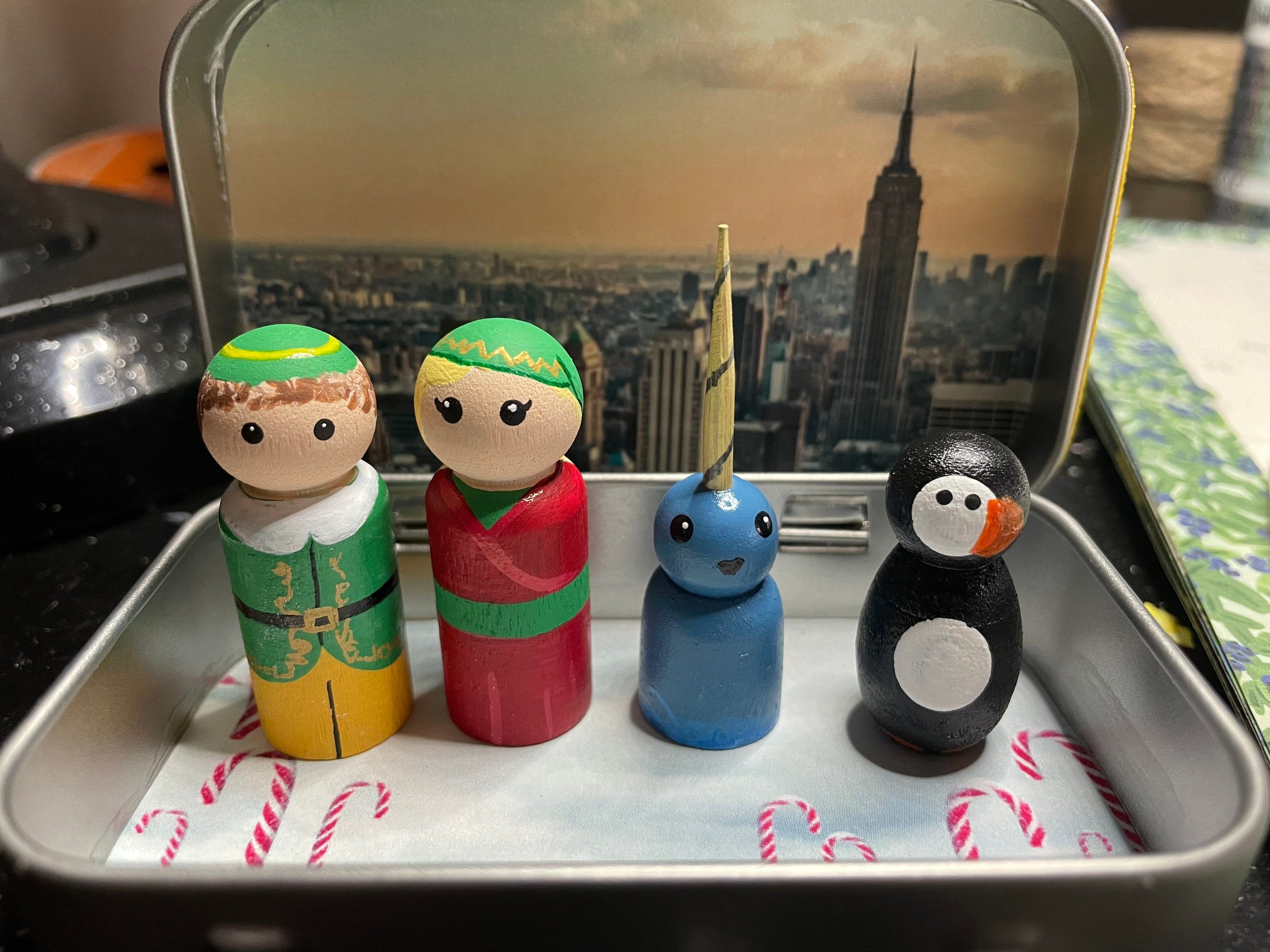 Buddy the Elf | Jovie Arctic Puffin Mr Narwhal Polar Bear Walrus | Peg ...