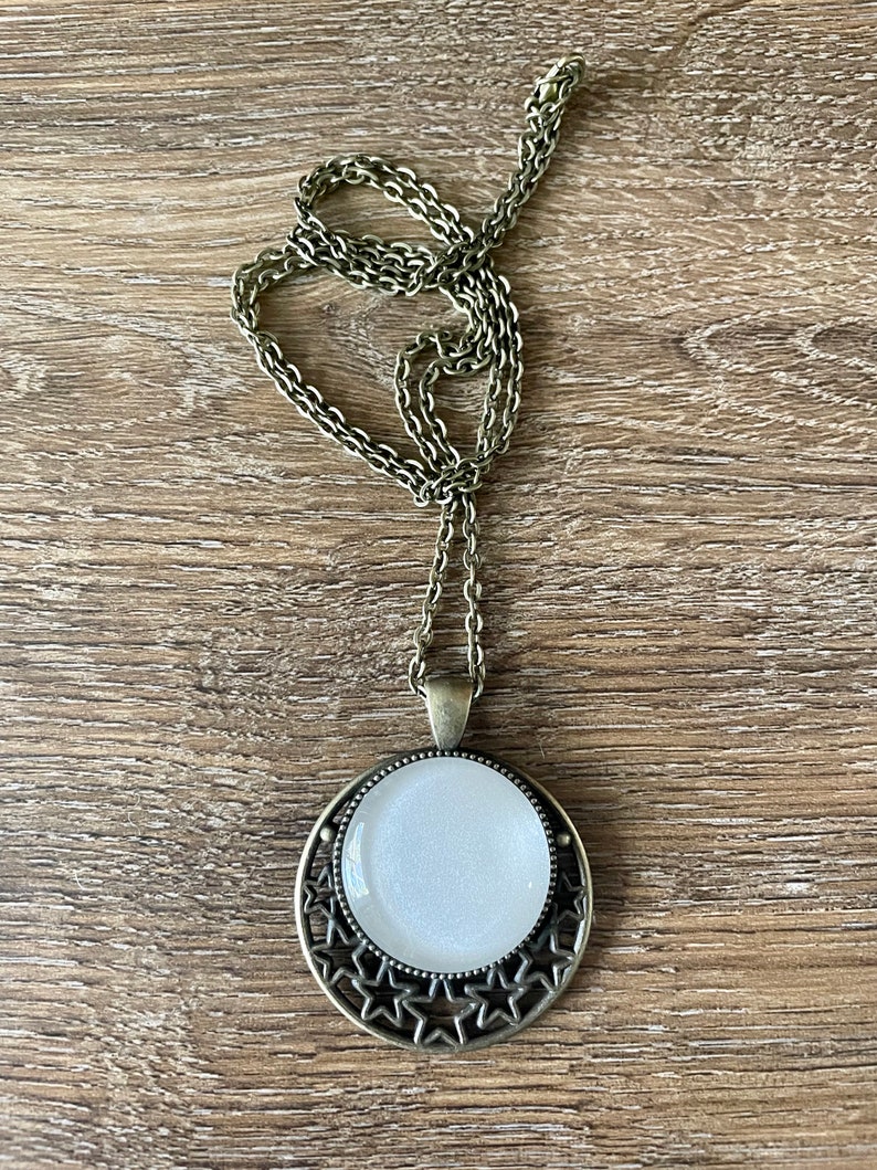 Witch’s Mirror | Hexenspiegel | Large Pendant Necklace | Antique Bronze ...