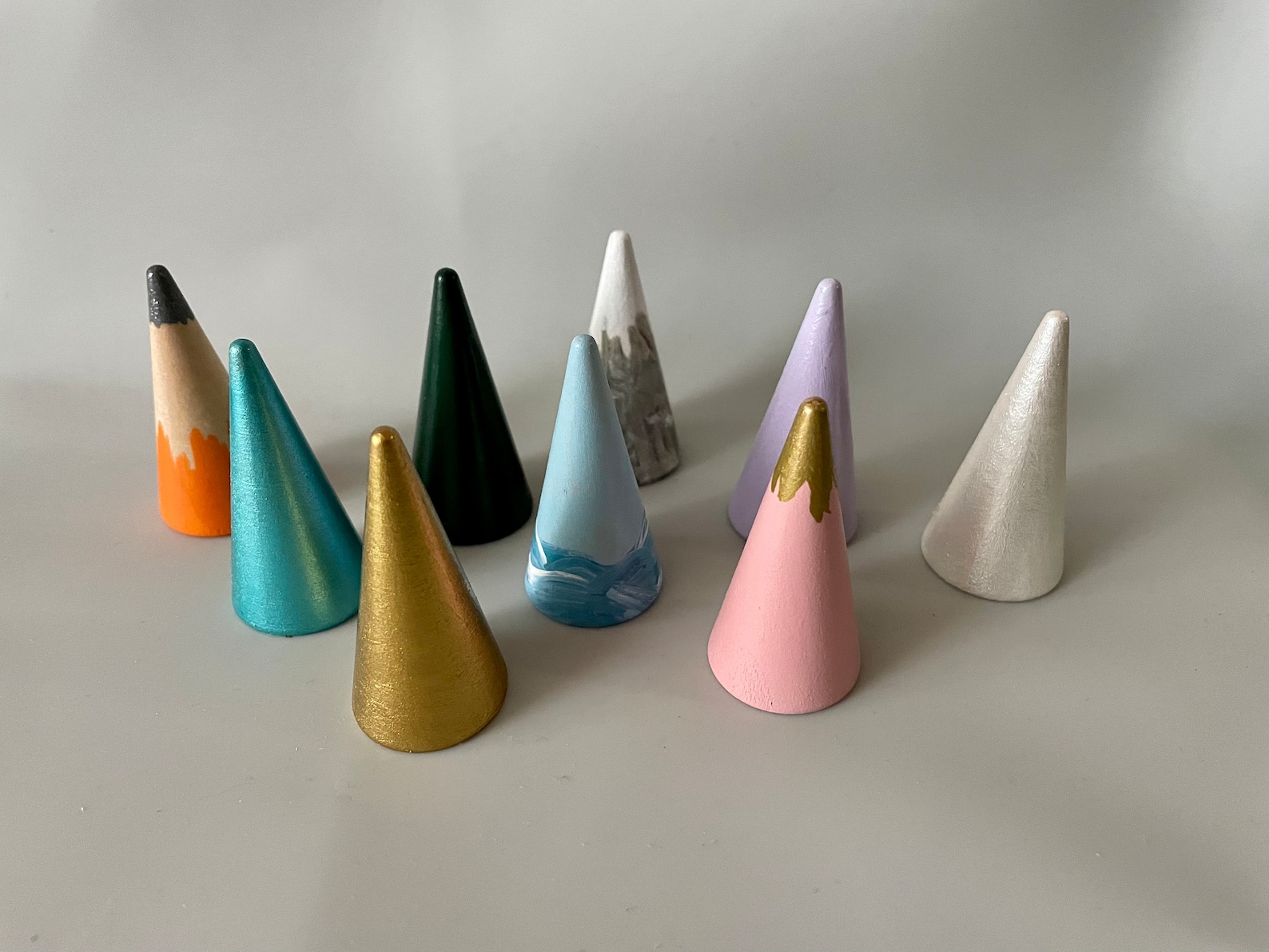 Ring Holder Cone * Jewelry Keeper Organizer * Hand Painted * Gift - Etsy