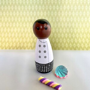 Chef Peg Doll, Culinary Student, Cook, Kitchen Staff, Gift, Toy ...
