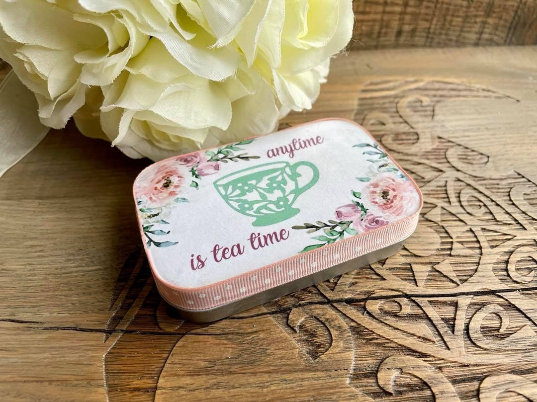 Tea Bag Tin Carrier Purse Travel Container Holder Box - Etsy