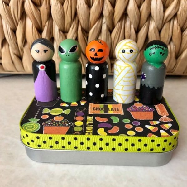 Peg Doll Halloween - Etsy