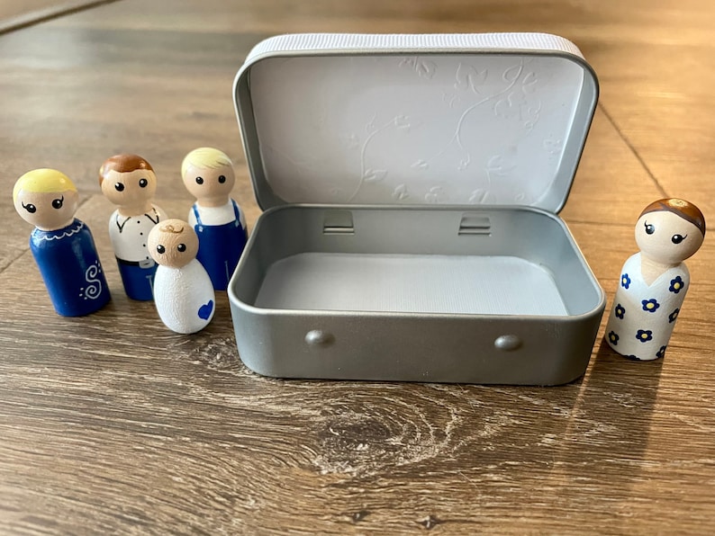 Sweet Family Peg People Dolls House Pretend Play Set in Themed - Etsy