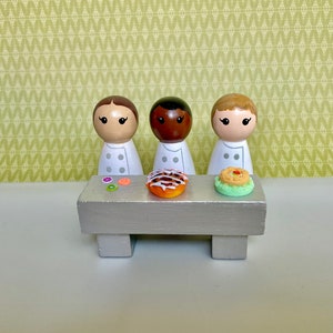 Chef Peg Doll, Culinary Student, Cook, Kitchen Staff, Gift, Toy ...