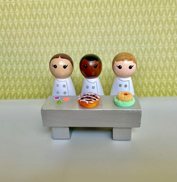 Chef Peg Doll Culinary Student Cook Kitchen Staff Gift - Etsy