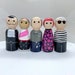 Iconic Artists Peg Dolls | Kahlo Pollock Warhol Kusama Dali | Art ...