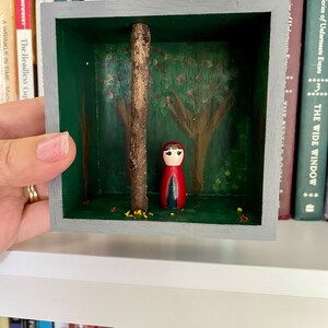 Little Red Riding Hood Miniature Scene 3D Original Art - Etsy