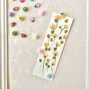 Ladybugs and Flowers Push Pins | Decorative Nature Thumbtacks ...