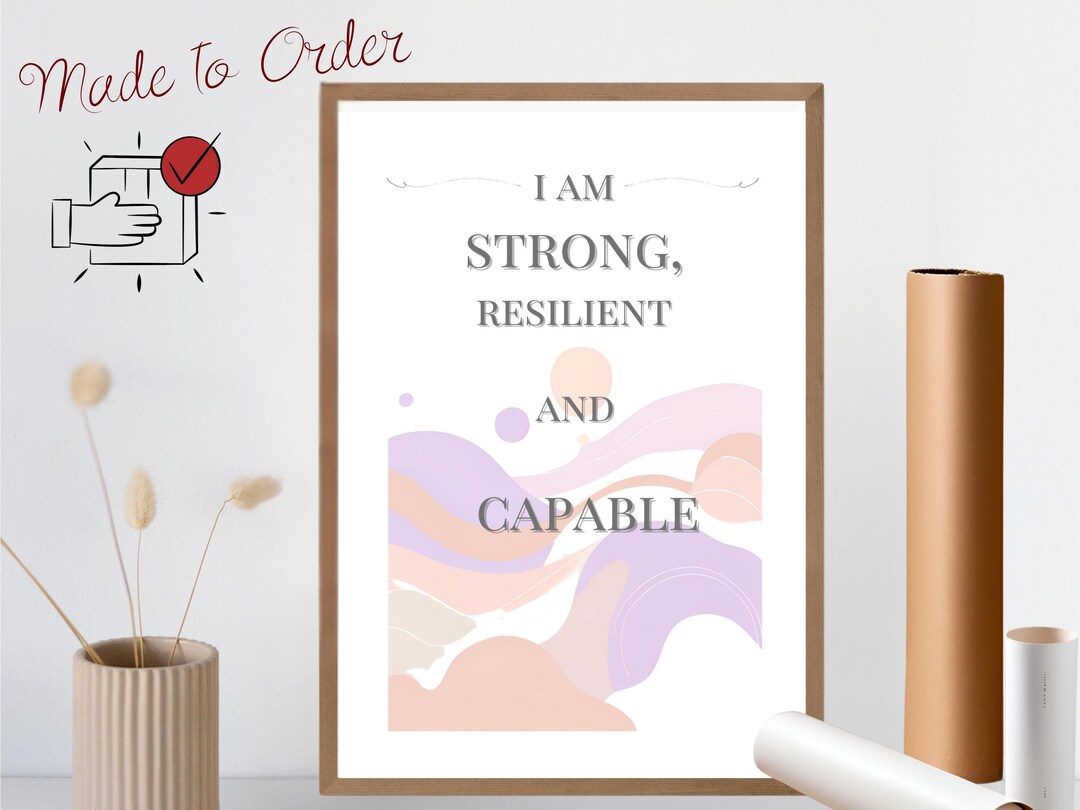 Minimalist Posters and Wall Art as High-quality Prints Affirmations ...