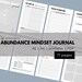 Abundance Mindset Journal | Daily Planner and Self-care Log ...