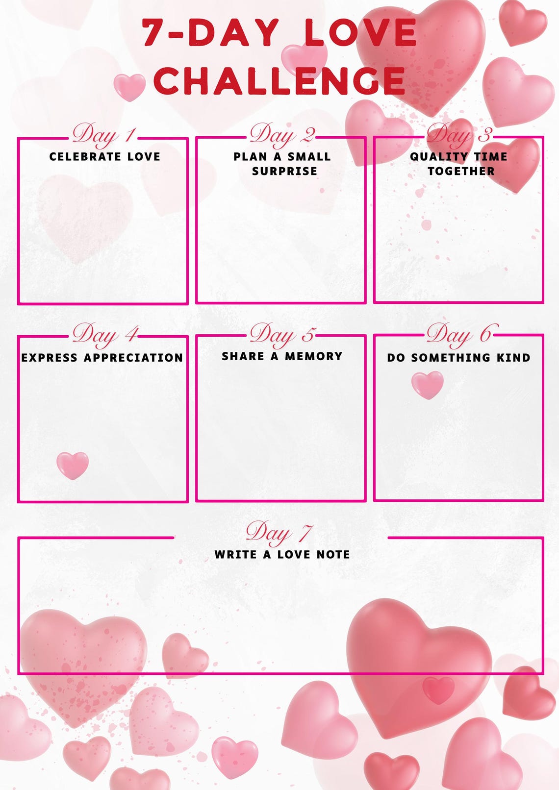 Valentine’s Day Planner Printable | Romantic Planner PDF | Date Night ...