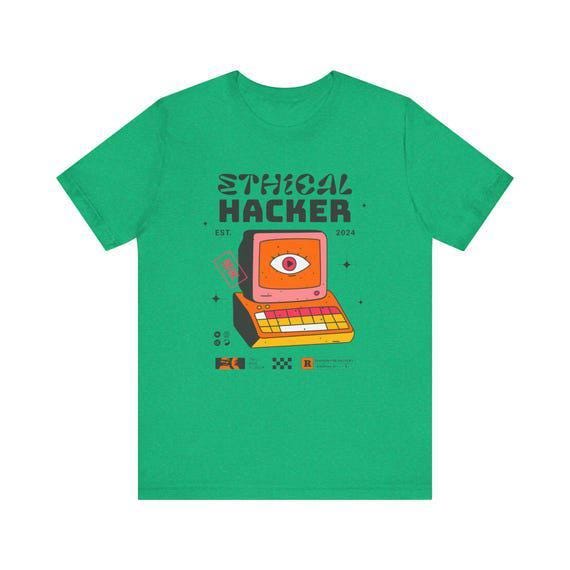 Ethical Hacker Shirt, Cool Cybersecurity Graphic Tee for Ethical ...