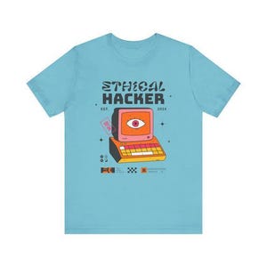 Ethical Hacker Shirt, Cool Cybersecurity Graphic Tee for Ethical ...