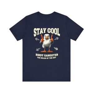 Bird Gangster T-shirt, Funny Seagull Tee, Streetwear Design - Etsy
