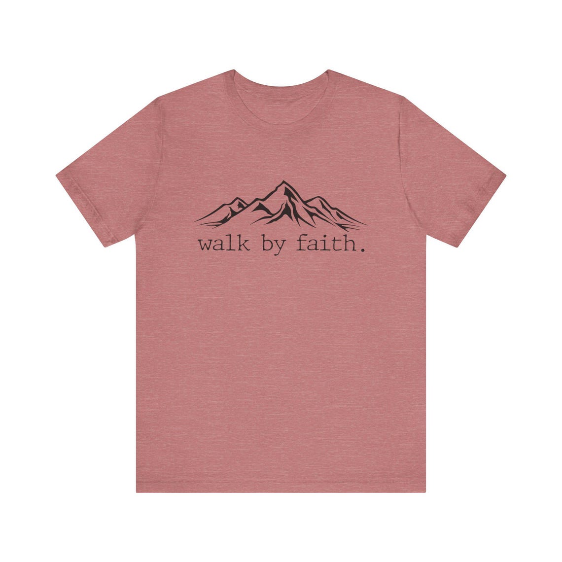 Walk by Faith Shirt - Inspirational Christian Apparel | Minimalist ...