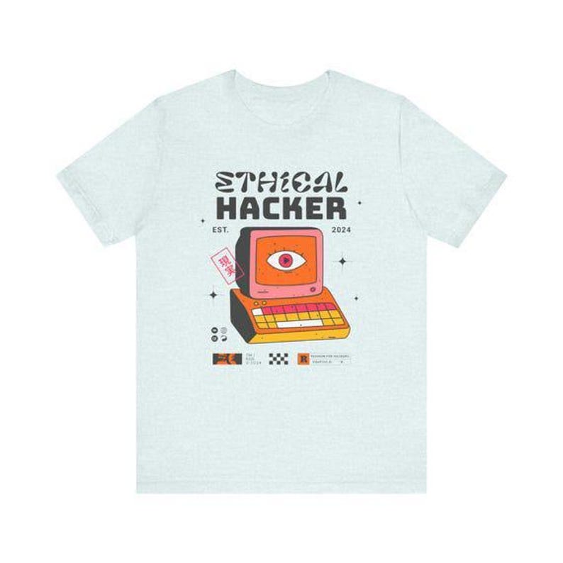 Ethical Hacker Shirt, Cool Cybersecurity Graphic Tee for Ethical ...