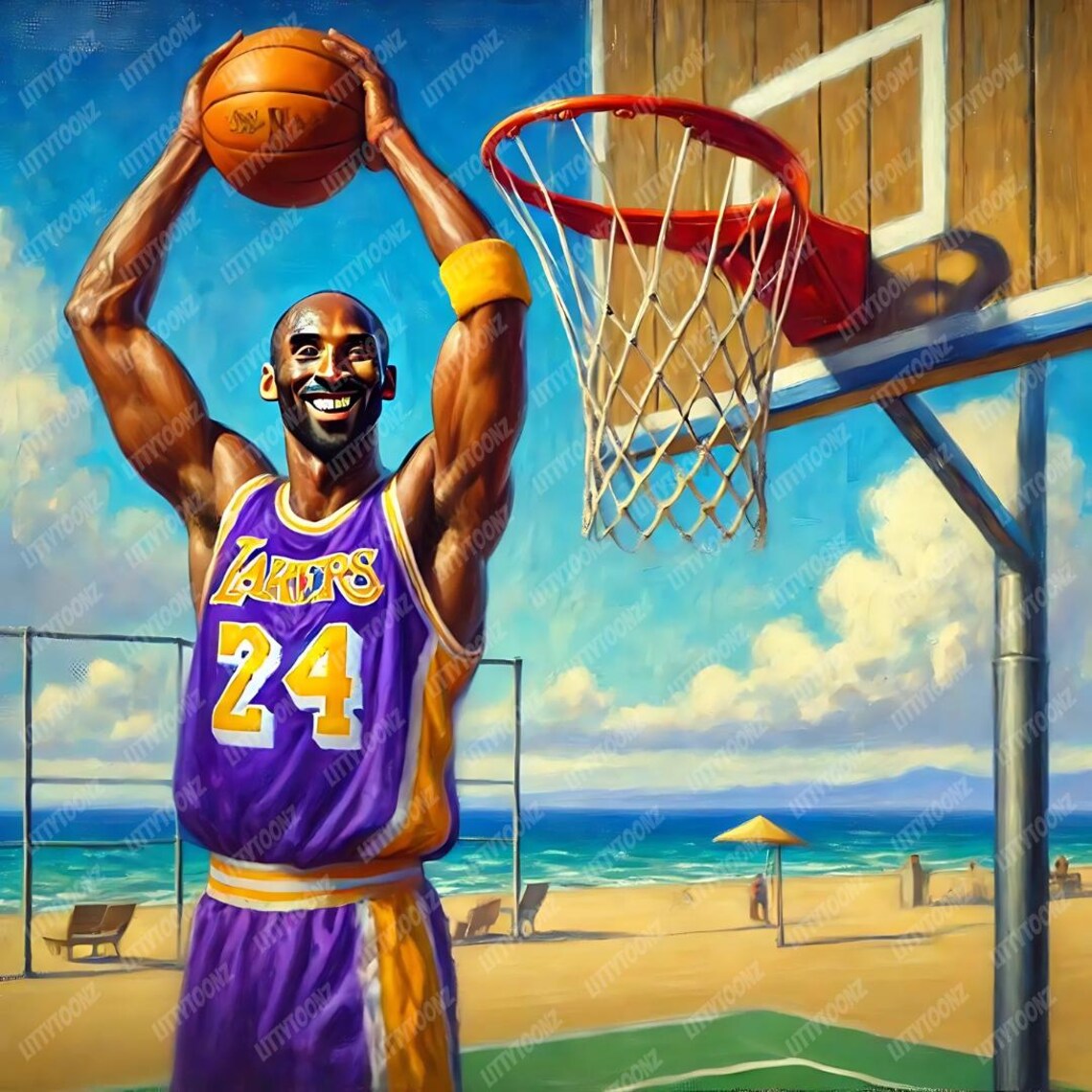 Kobe Bryant Black Mamba Art Paintings - Etsy