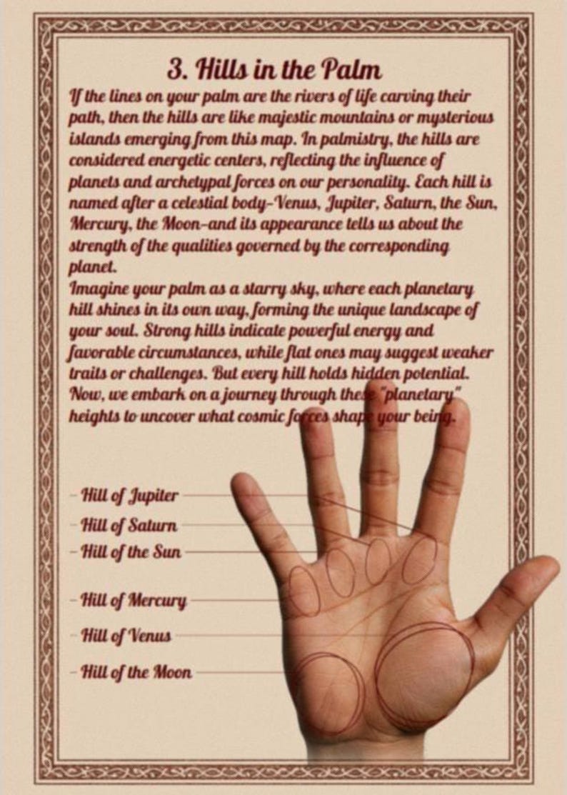 Beginner Palm Reading Book | Digital Palmistry Guide | Occult Ebook - Etsy