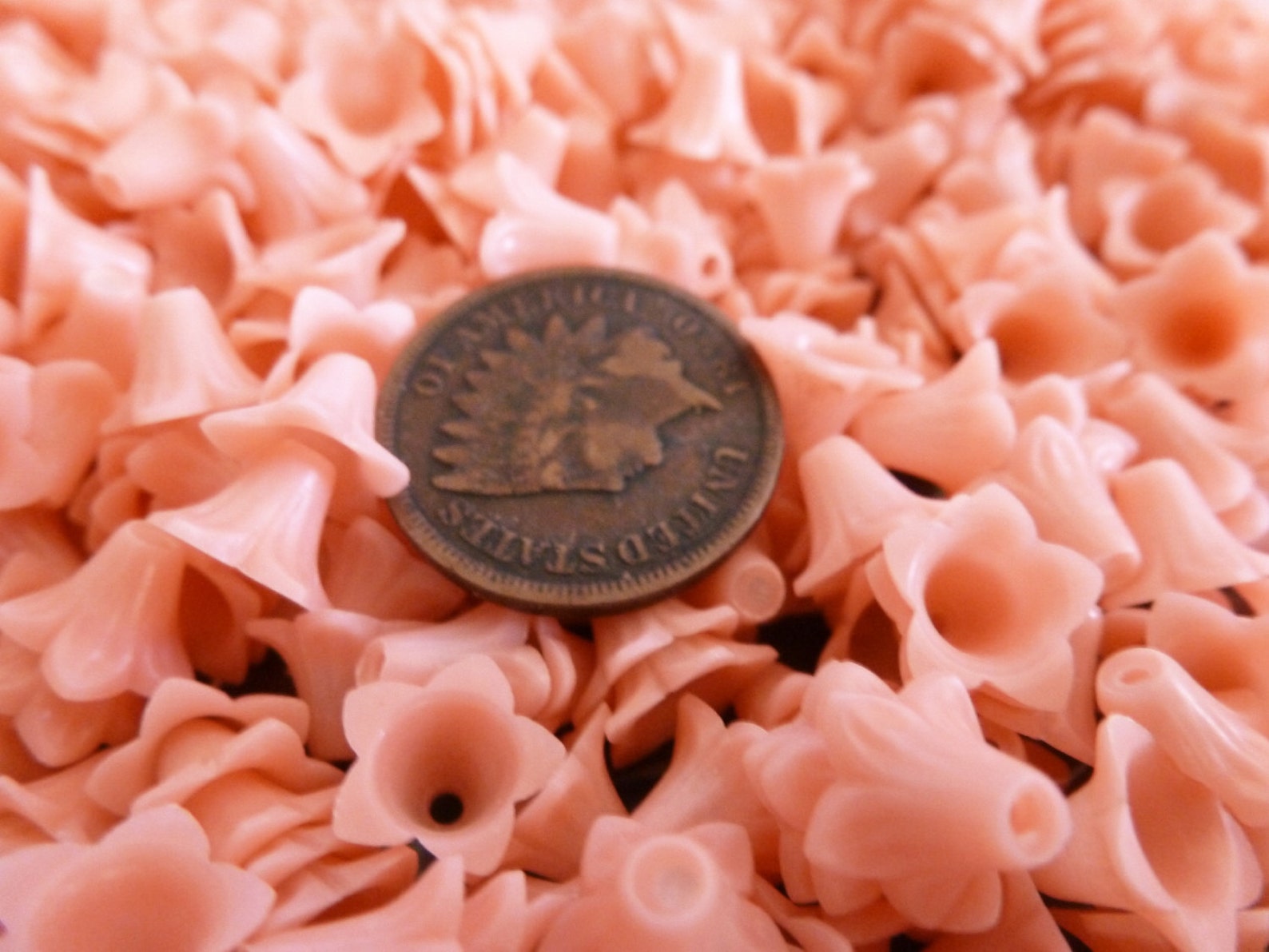 The Plastics 15 Old Haskell Celluloid Plastic Flower Beads - Etsy