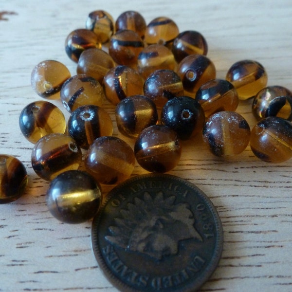 Tortoise Glass Beads - Etsy