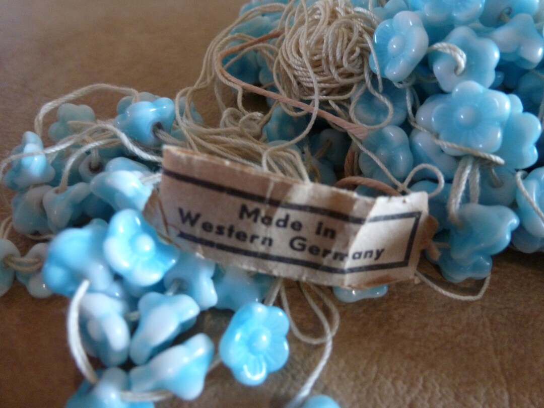 12 Vintage West German Baby/powder Blue and White Apprx 8 X - Etsy