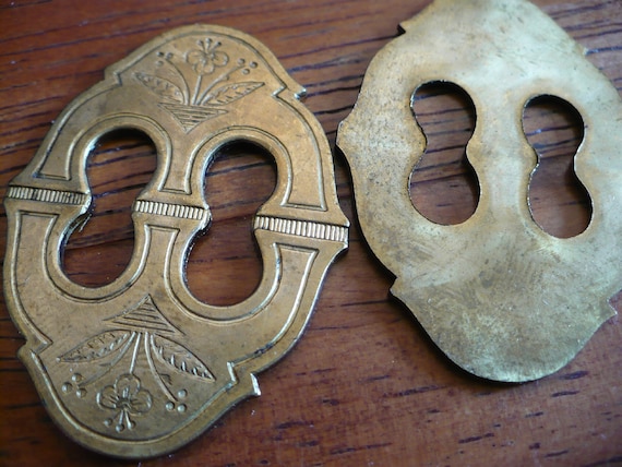 Vintage Brass Casting 1960s Floral Design Solid Die Cast | Etsy