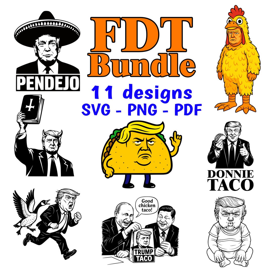 Anti-trump SVG Bundle – TACO Designs, Vector Clipart (digital Download ...