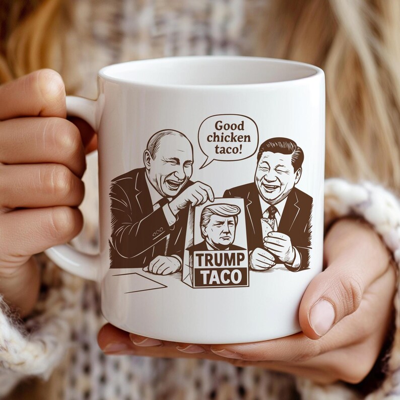 Trump Chicken Tacos Putin Xi SVG Pdf Png Trump Always Chickens Out ...