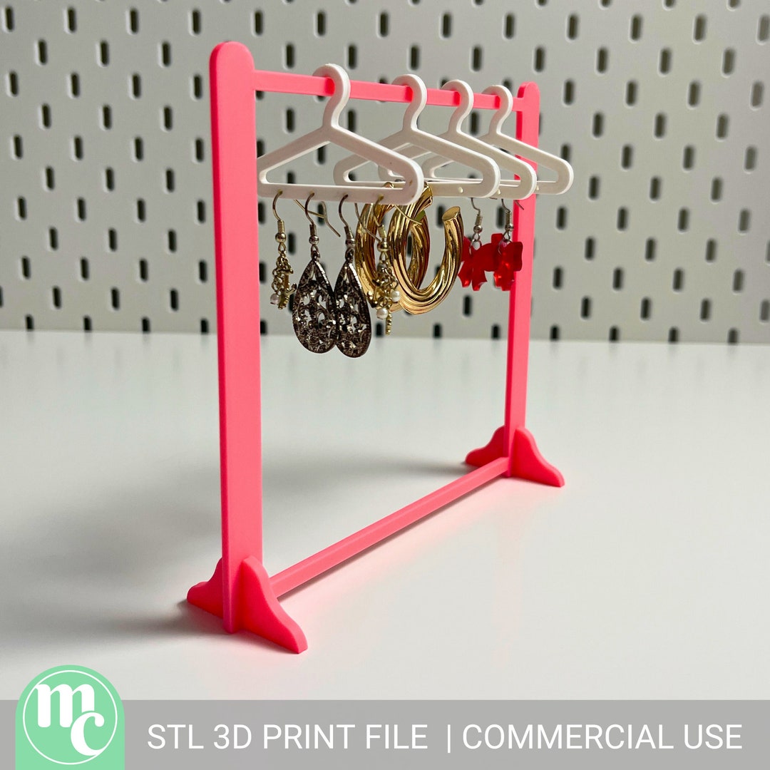 STL Jewelry Rack 3D Printing File Earring Holder 3D Print Your Own ...