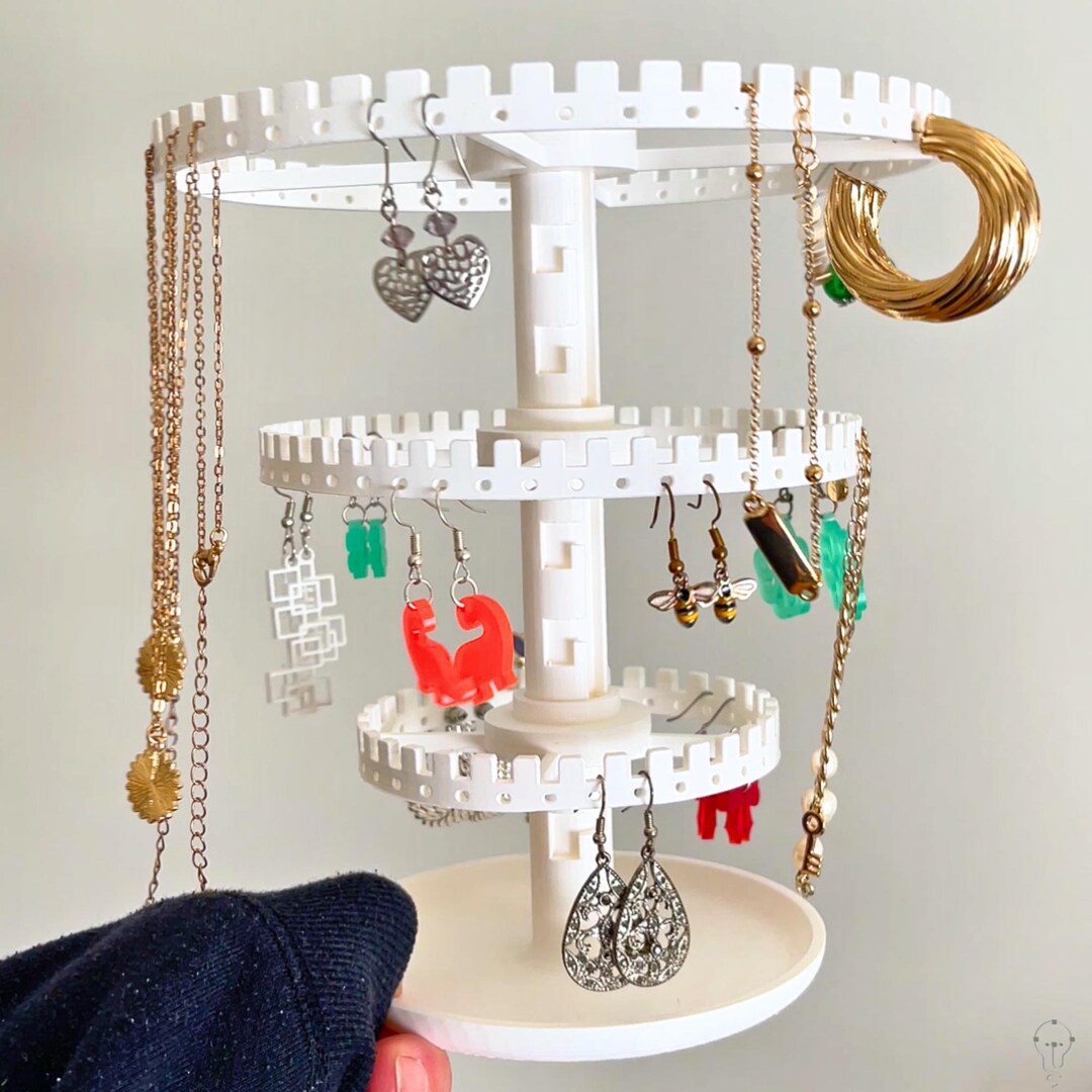 3D Printing Jewelry Organizer Earring Holder Display Stand STL 3D Print ...