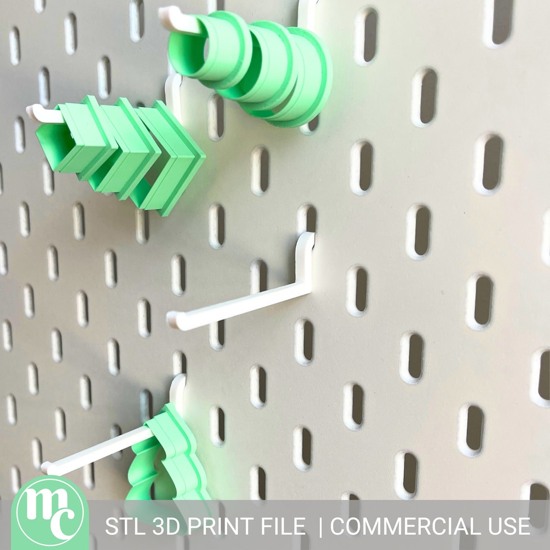 Pegboard Hanger for Cutters Digital Peg Hook for Ikea SKÅDIS Pegboard ...