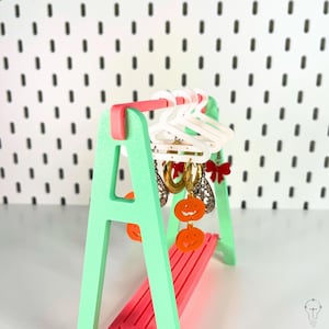 3D Print Earring Holder | STL Files Jewelry Organizer | Wardrobe Coat ...