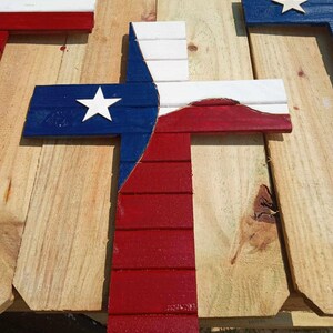 Texas Flag Wooden Cross - Etsy