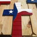 Texas Flag Wooden Cross - Etsy