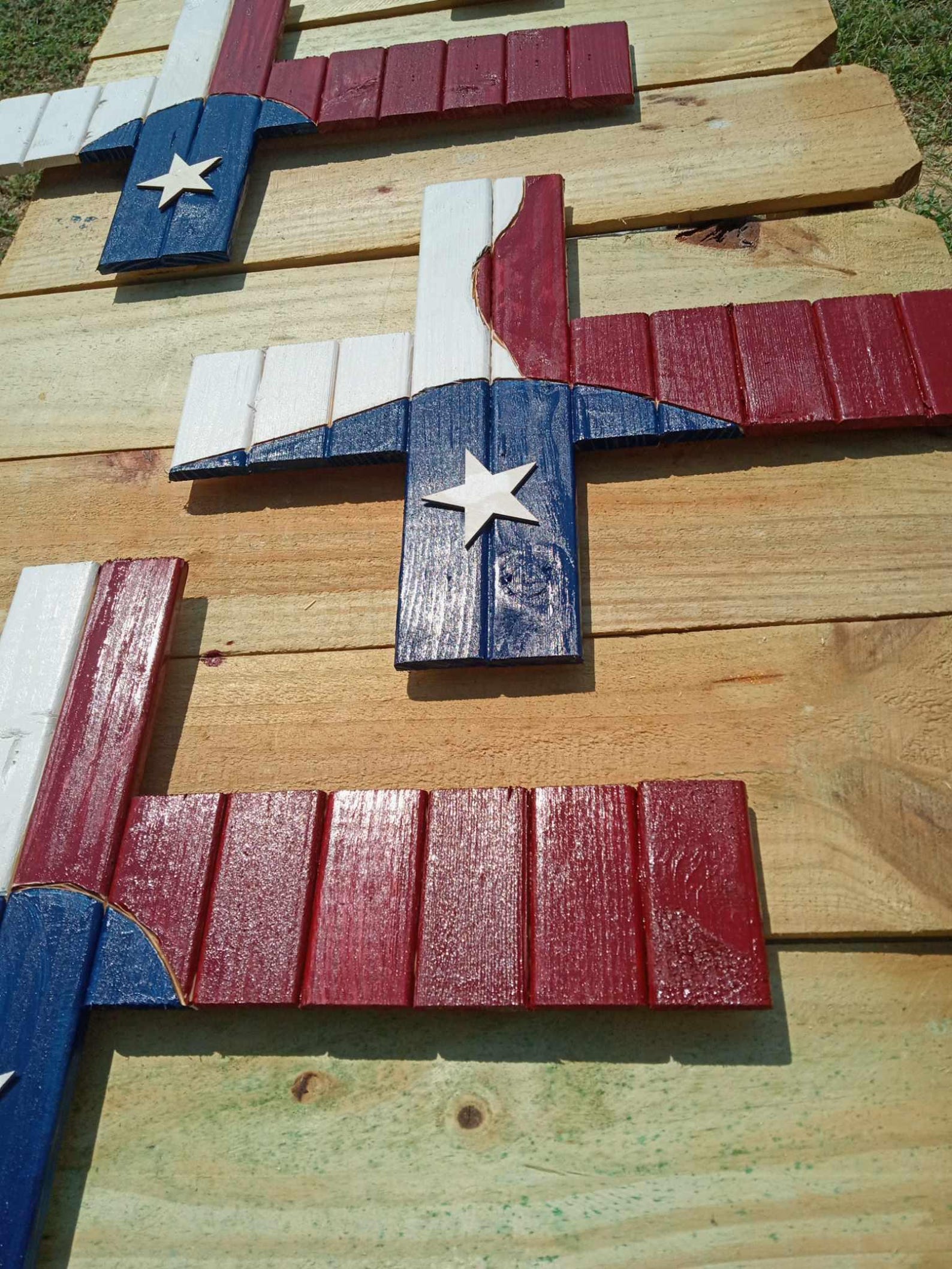 Texas Flag Wooden Cross - Etsy