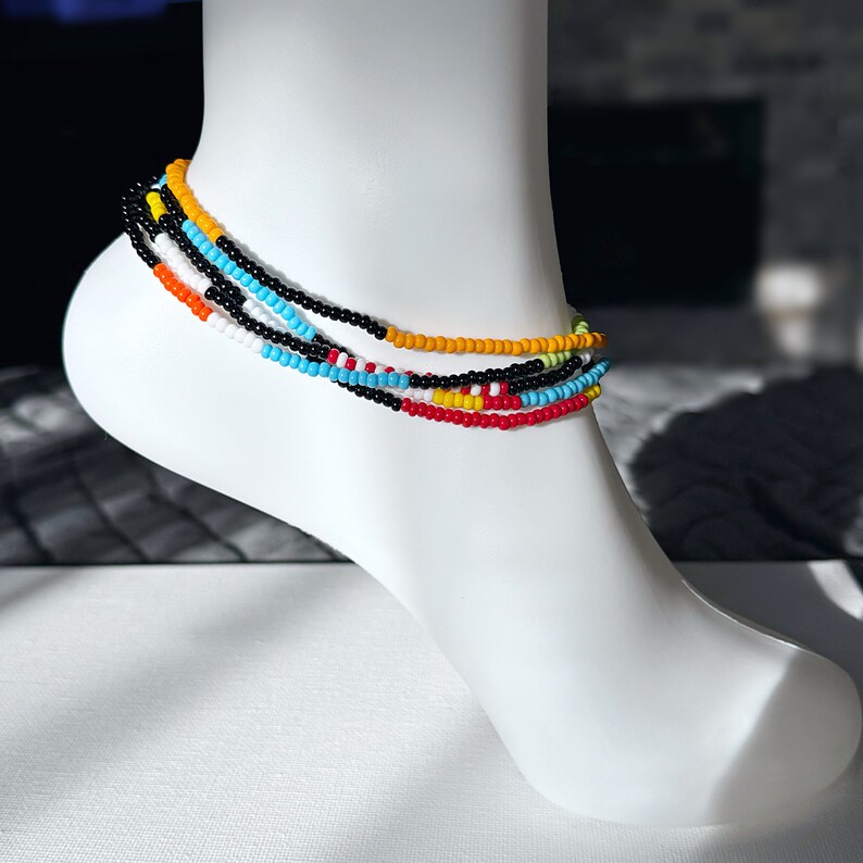 Disney Inspired Character Individual Beaded ANKLETS - Stretch Anklets ...