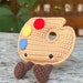Crochet Paint Palette & Paintbrush Amigurumi Pattern (digital PDF ...