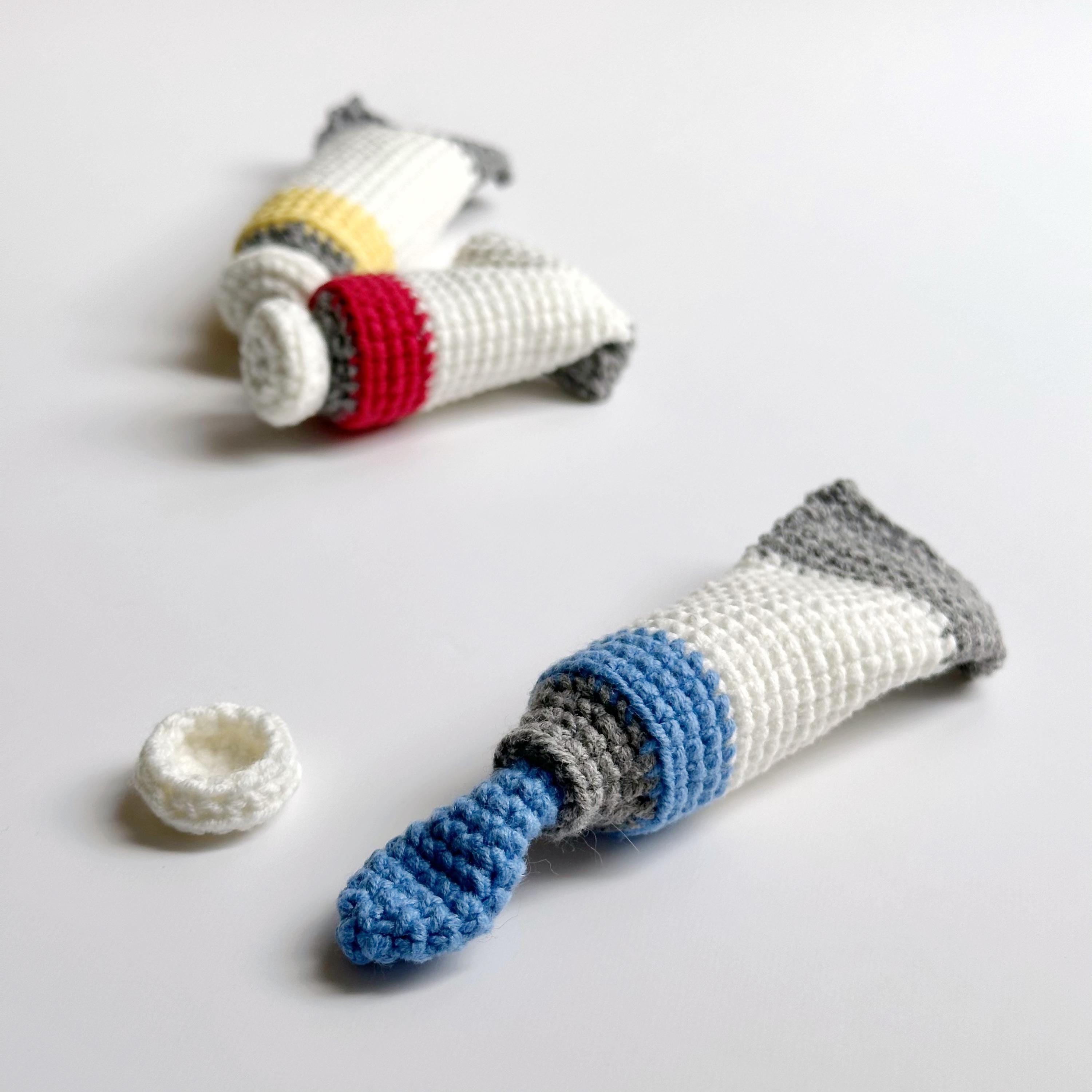 Crochet Paint Tube & Paintbrush Amigurumi Pattern (digital PDF) - Etsy