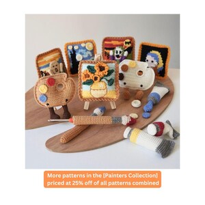 Crochet Paint Tube & Paintbrush Amigurumi Pattern (digital PDF) - Etsy