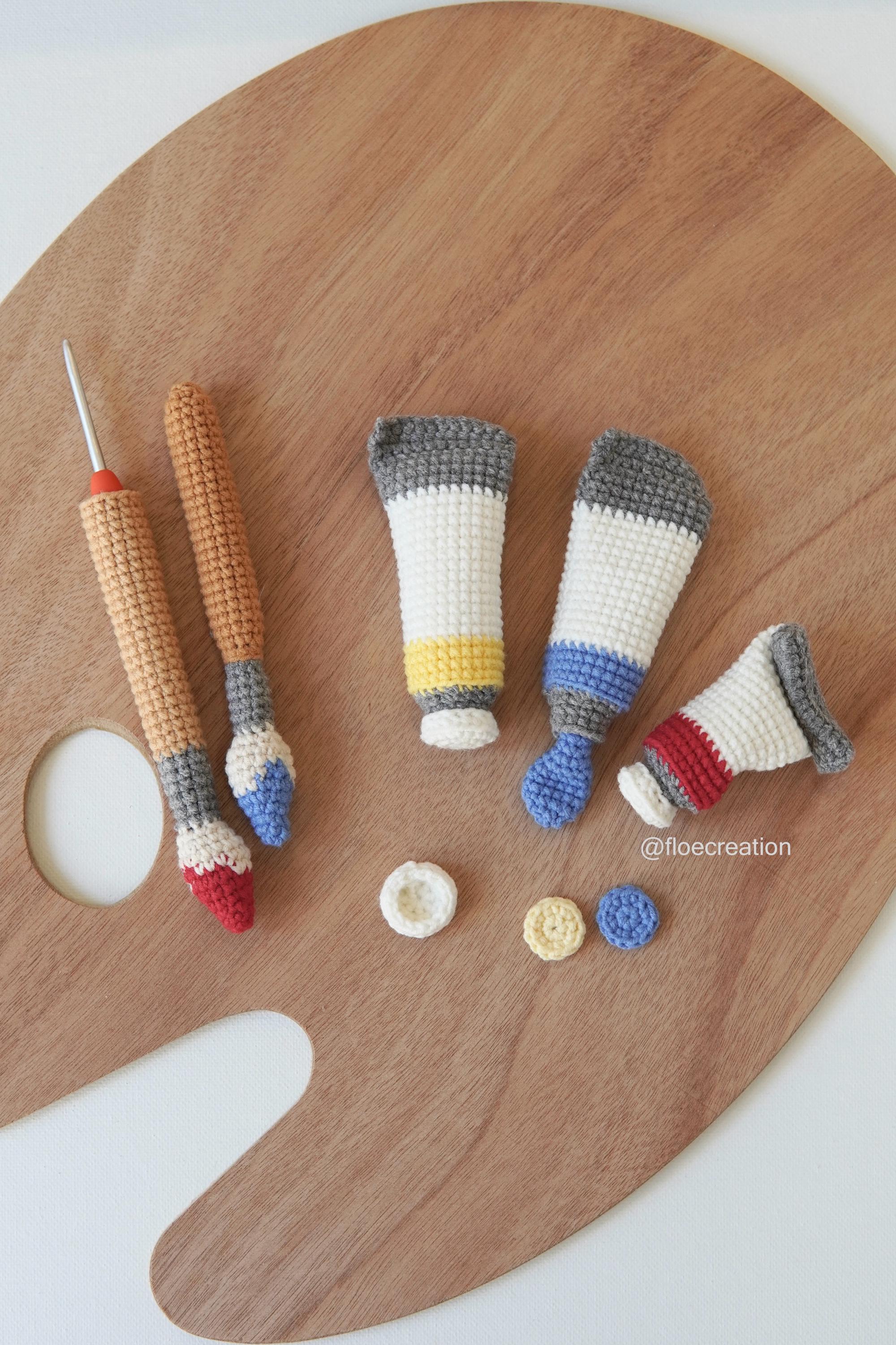 Crochet Pattern: Painters Collection - 8 Patterns Bundle (digital PDF ...